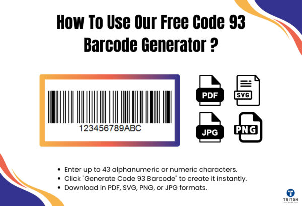 Code 93 Barcode Generator