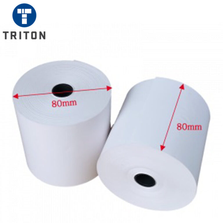 80 x 80 Paper Thermal Receipt Paper Rolls - 4 Rolls