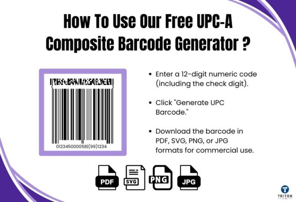 UPC-A Composite Barcode Generator