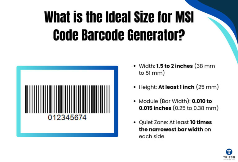 MSI Code Barcode Generator