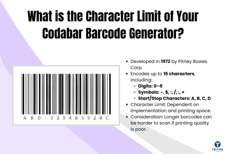 Codabar Barcode Generator