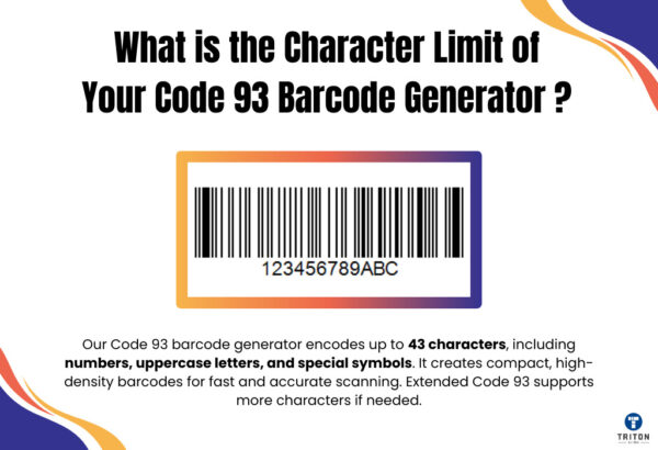 Code 93 Barcode Generator