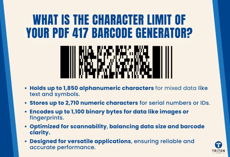 PDF 417 Barcode Generator