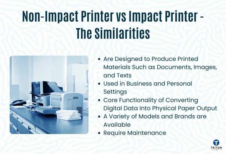Impact Printers vs Non-Impact Printers: A Comparative Guide