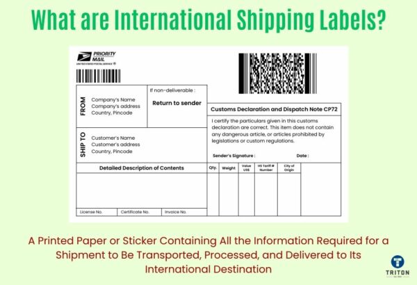 What is an International Shipping Label - A Complete Guide